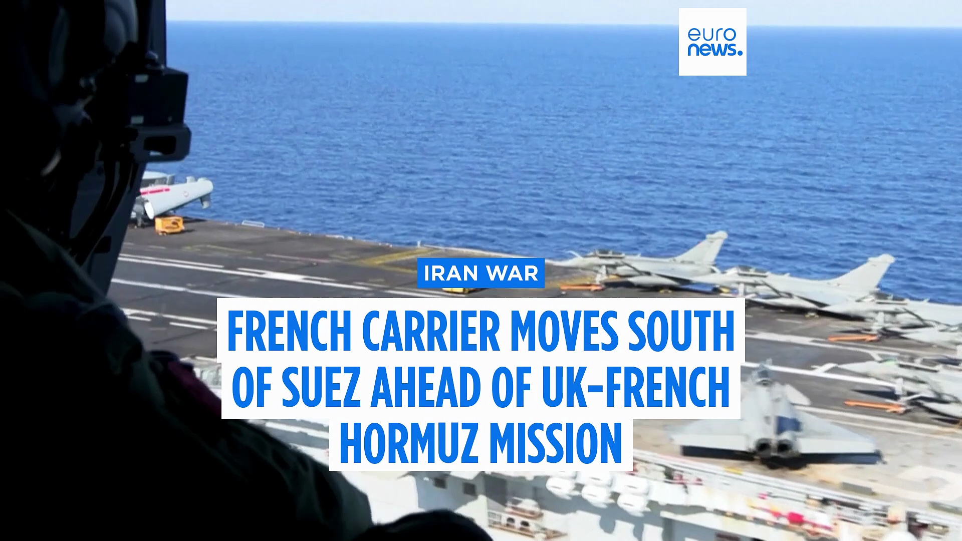 French carrier group moves south of Suez ahead of conditional UK-French ...