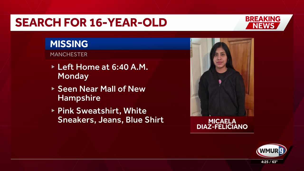 16-year-old New Hampshire girl missing; police seek tips