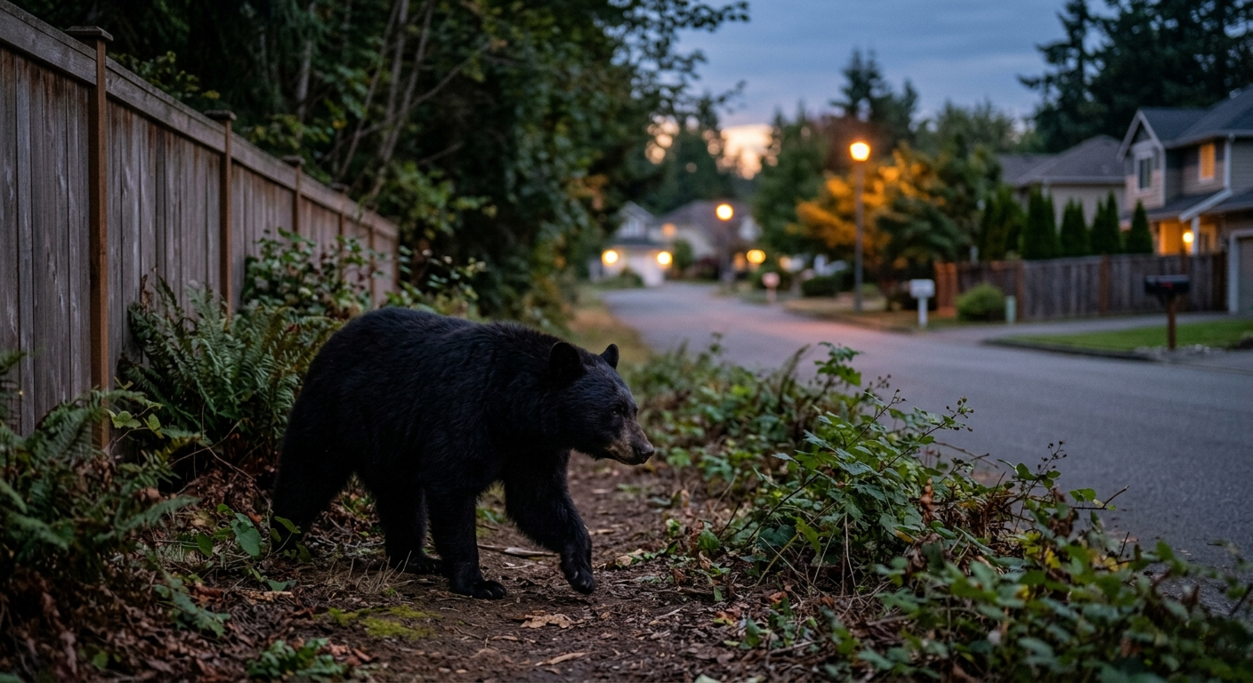The surprising reason bears are going nocturnal in towns across the US