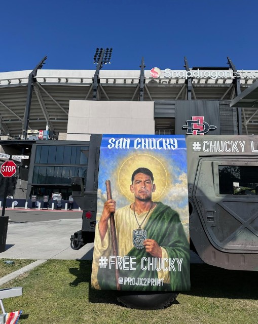 Lozano telenovela? Frustrated fans wave ‘Free Chucky’ banner in flight ...