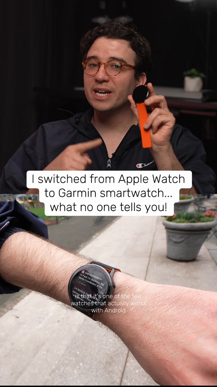 I decided to ditch my Apple Watch and upgrade to a Garmin smartwatch ...