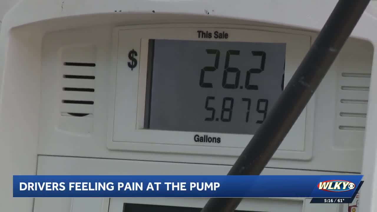 Drivers in Kentucky, Indiana dealing with soaring gas prices
