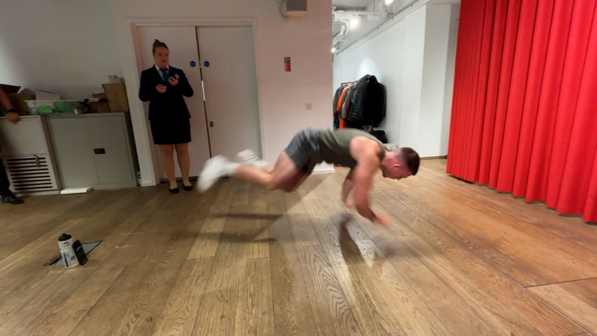 Most 180 push ups in one minute (male) - 29 by Alex Goulding