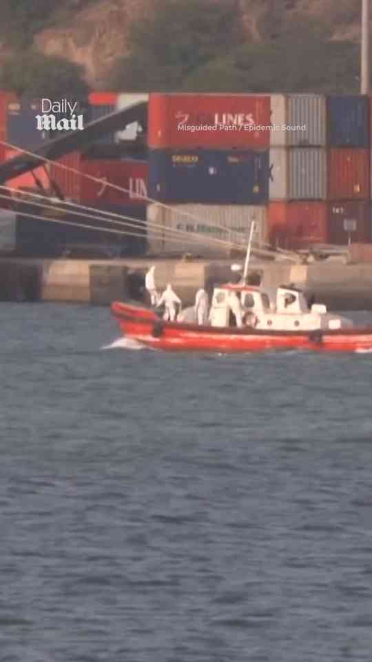 Passengers with hantavirus evacuated from cruise ship by boat