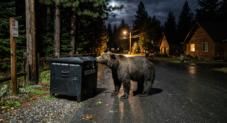 The surprising reason bears are going nocturnal in towns across the US
