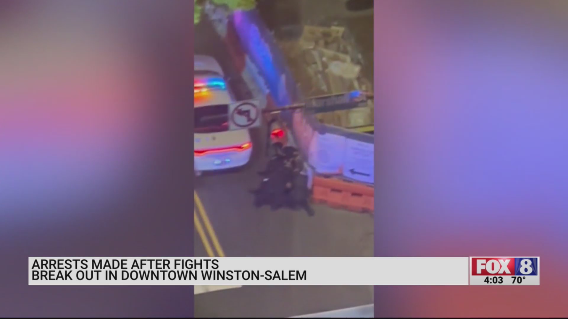 Arrests made after fights break out in downtown Winston-Salem