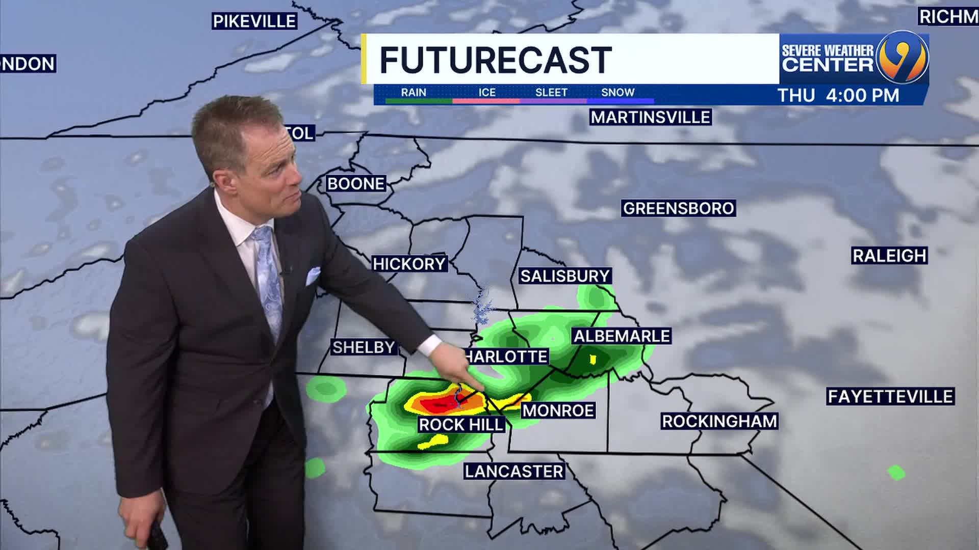Forecast: Heavy downpours possible as storms move through overnight
