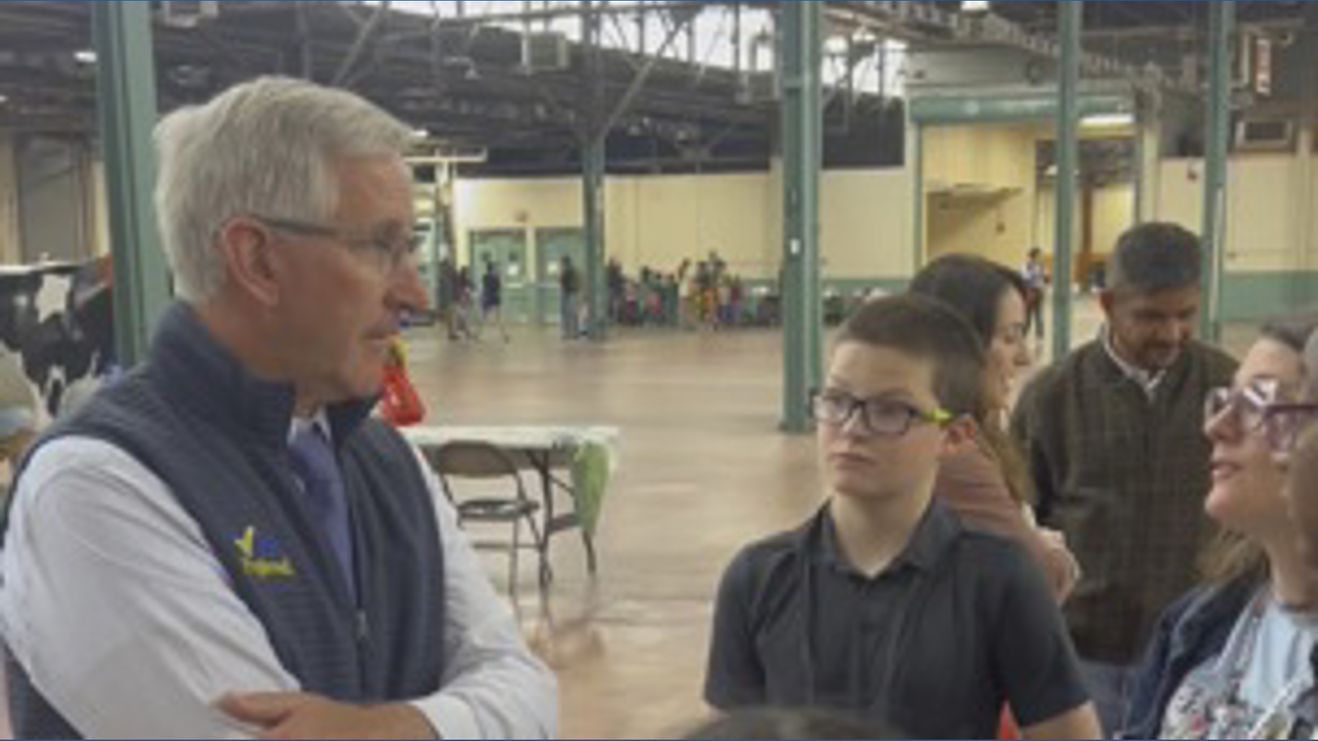 PA Department of Ag Secretary Russell Redding speaks to students at ...