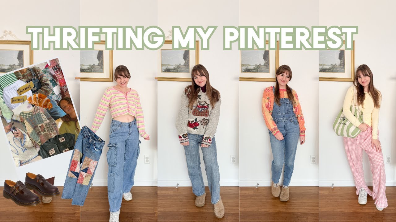 Thrifting my Pinterest wardrobe | Bringing whimsy back