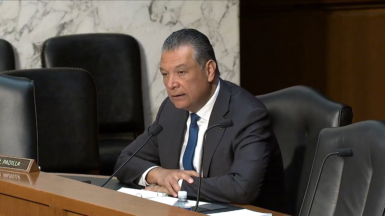 'Donald Trump lost the 2020 election': Alex Padilla gives GOP ...
