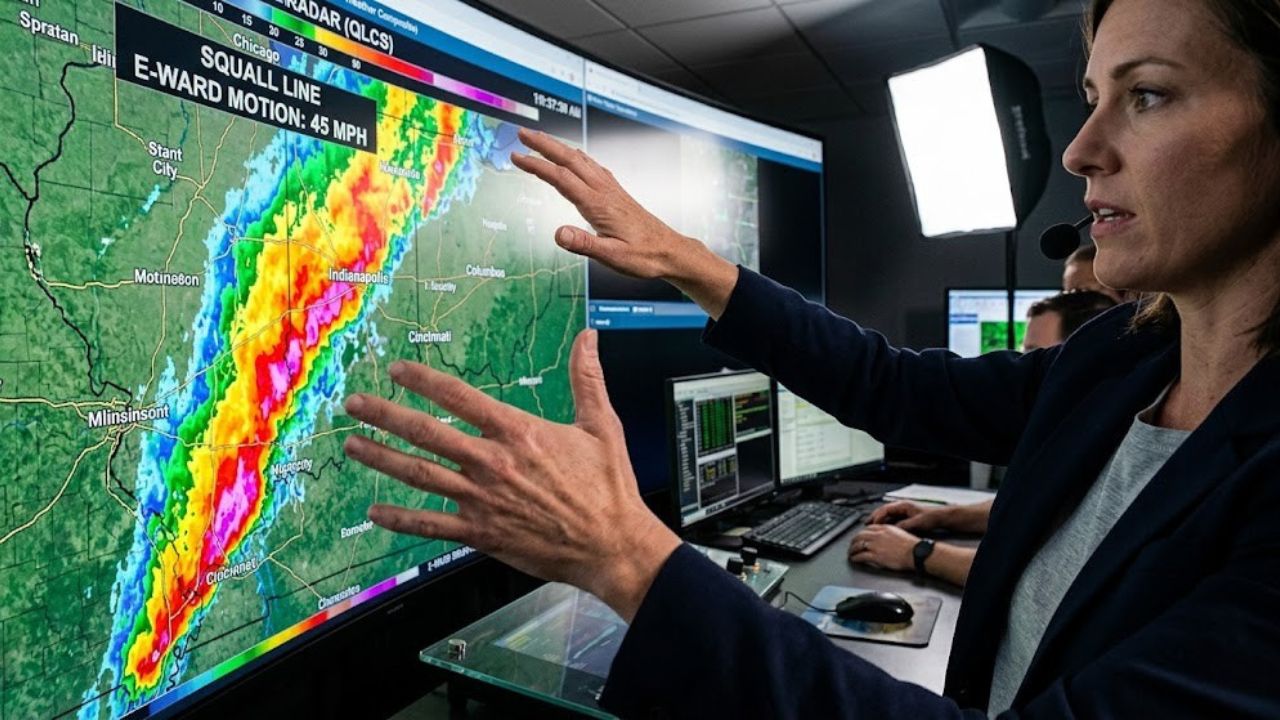 Severe 70mph wind danger affects 14 states this week