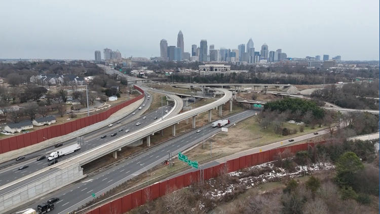 NCDOT address car safety concerns with new renderings of I-77 South ...