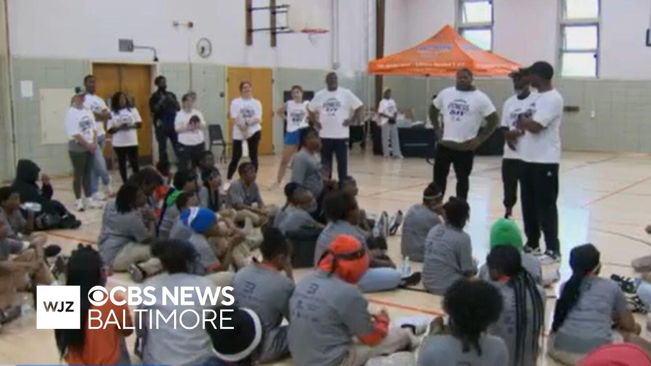 Ed Reed Foundation holds annual fitness day for Baltimore students