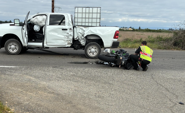 Woodburn man dies in motorcycle crash