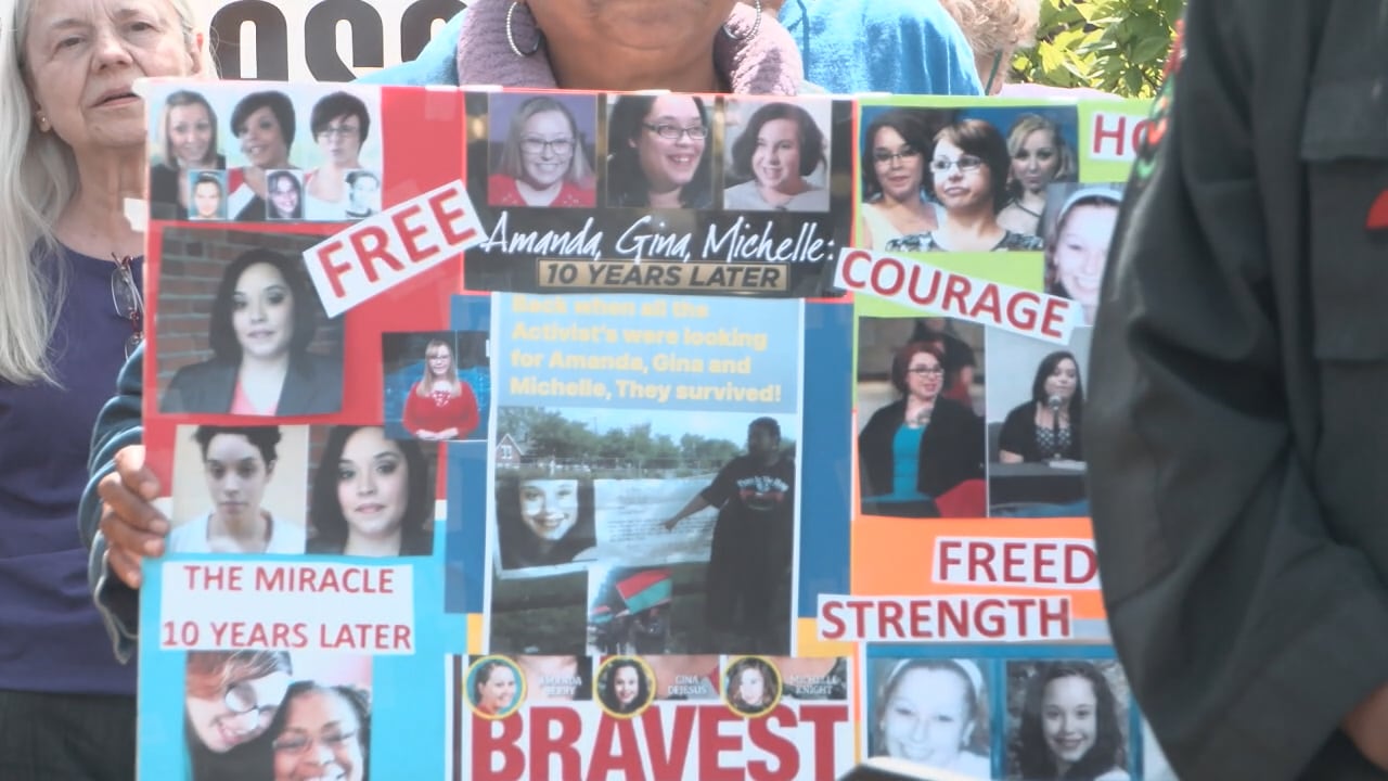 Amanda Berry, Gina DeJesus and Michelle Knight, 13 years after their escape