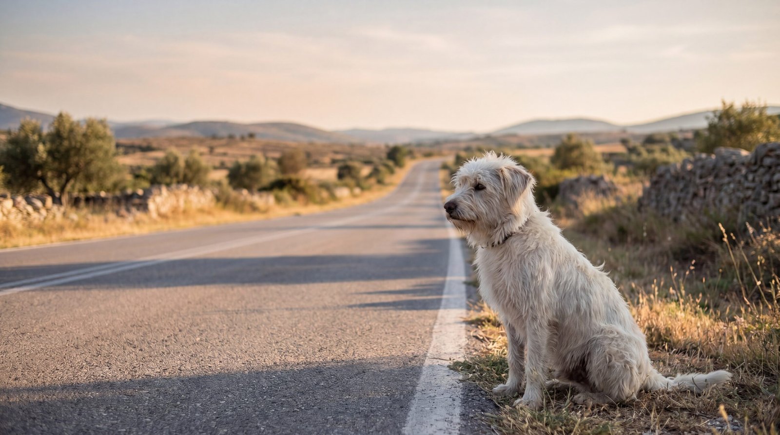 A stray dog waited three years in the same spot for his owner: The ...