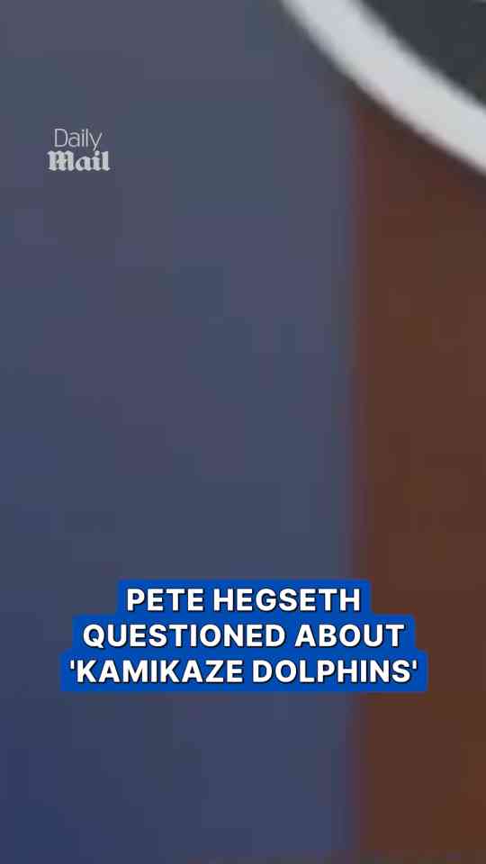 Hegseth jokes about 'kamikaze dolphins' during Pentagon briefing