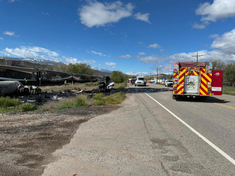 Canyon Spirit train hits semi-tanker, spilling 6K gallons of oil near Rifle
