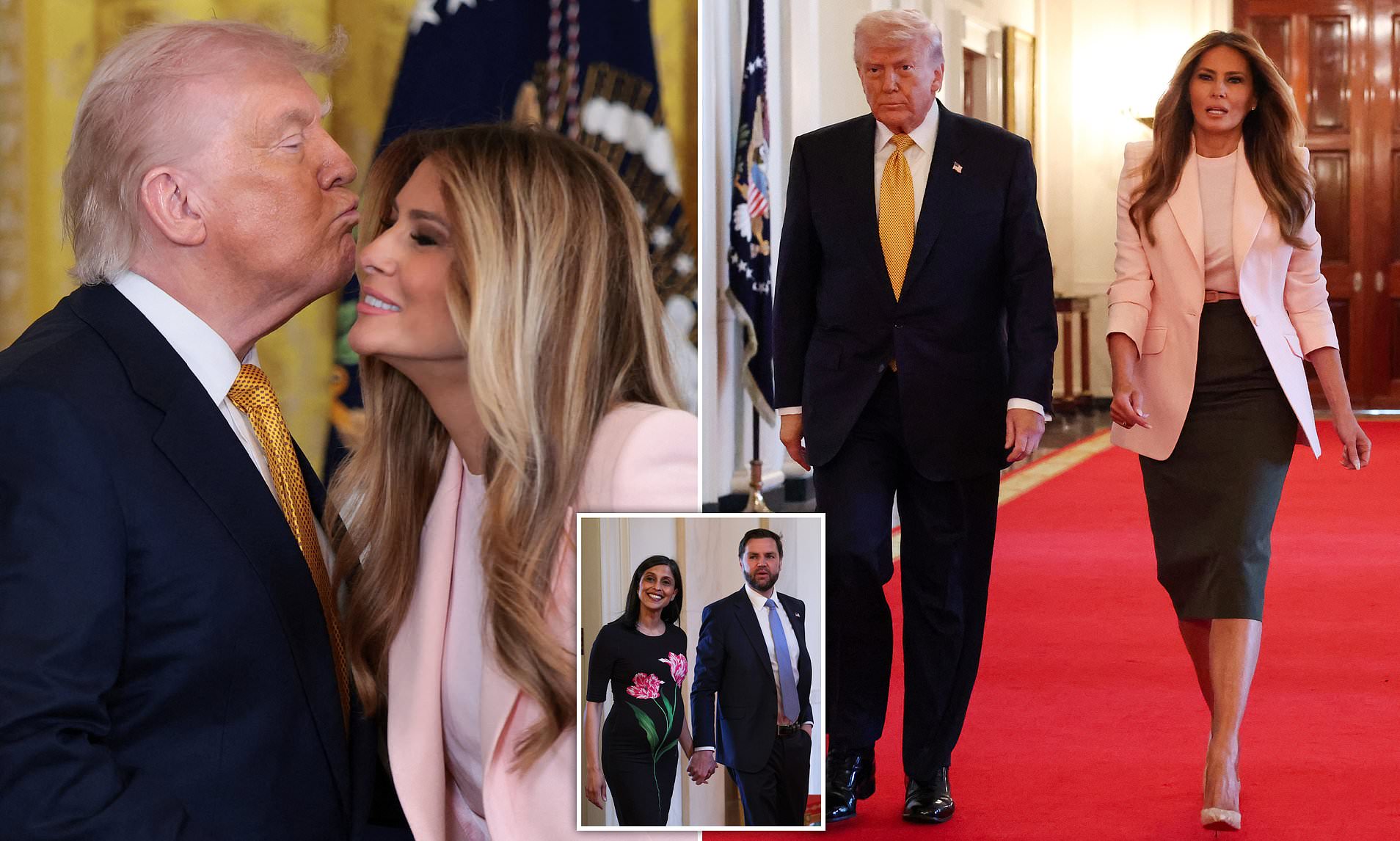 Donald Trump woos military mothers with shiny grin next to 'incredible ...