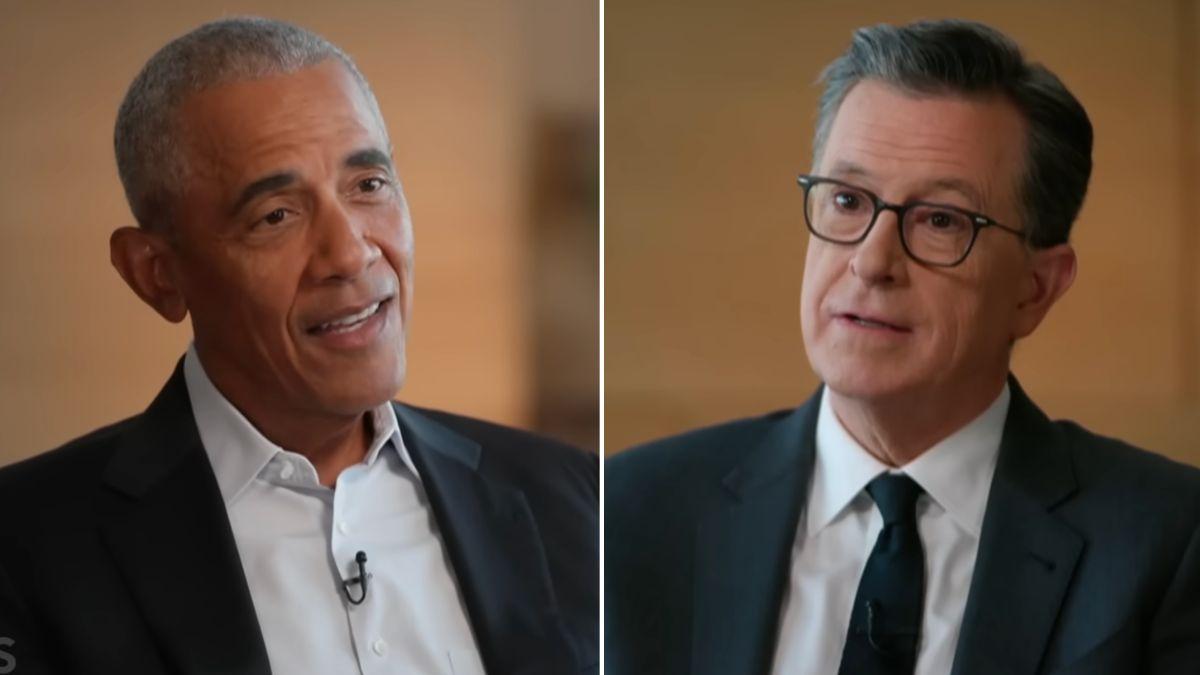 Stephen Colbert calls out Barack Obama for viral aliens 'are real ...