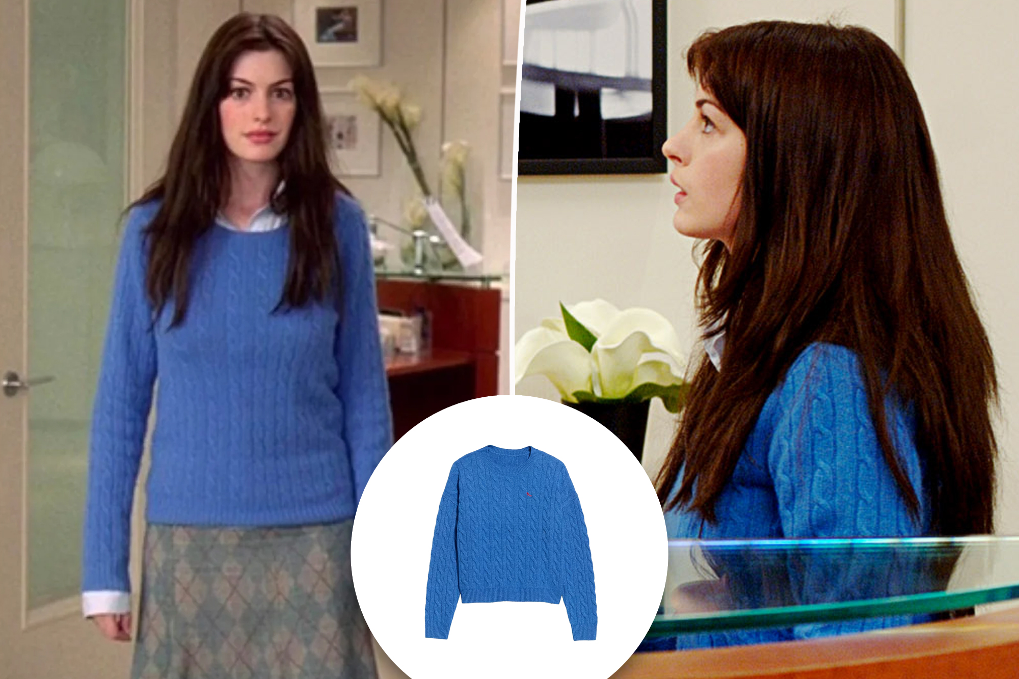 Old Navy finally restocked its 'Devil Wears Prada' cerulean sweater ...