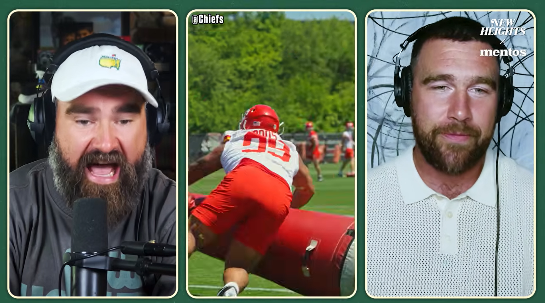 Travis Kelce, Jason Kelce react to viral clips of KC Chiefs' Peter ...