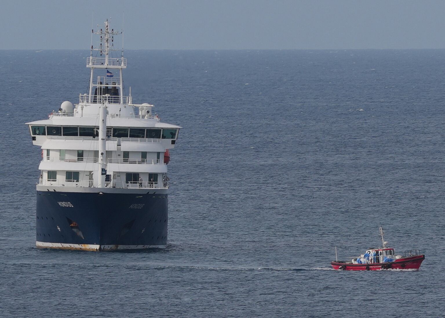 Two passengers of ship linked to hantavirus self-isolating in the UK