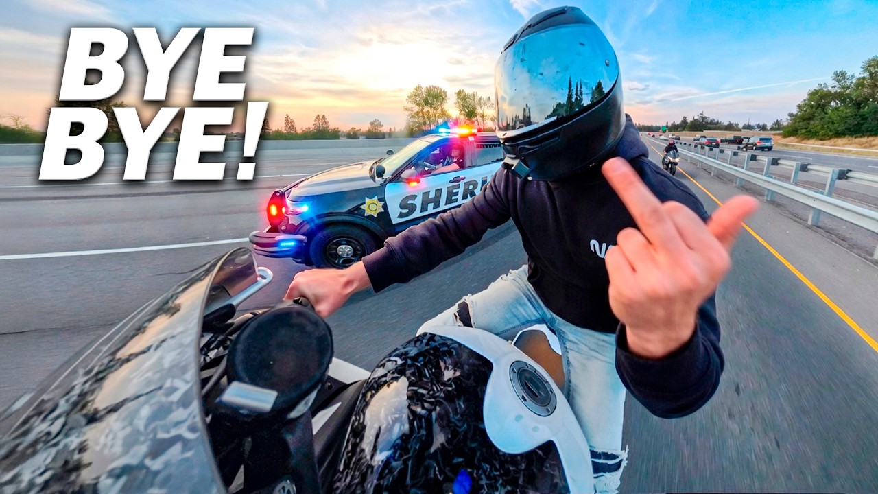 Gone in seconds | Police chase motorcycles 2026