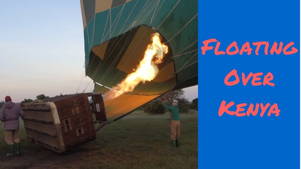 Hot air balloon ride in Masai Mara: Takeoff, sunrise, animals, landing