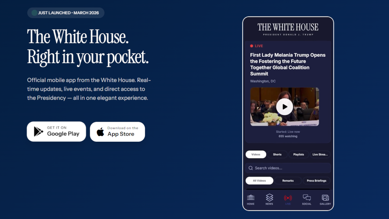 Official White House app contains code to bypass GDPR banners and paywalls