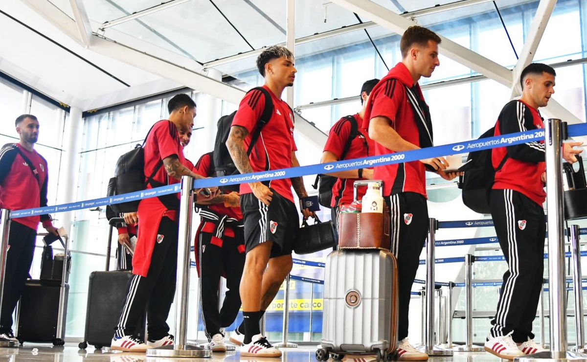 River viajó con una aerolínea de Chile al partido con Carabobo en ...