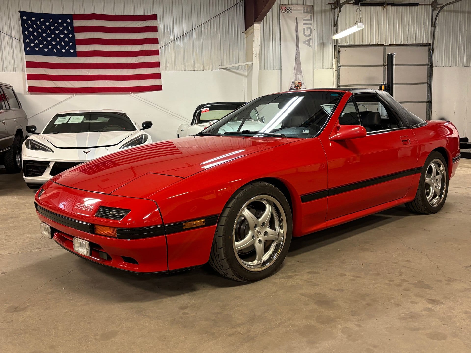 Low-mileage 1988 Mazda RX-7 convertible draws interest at $17,900