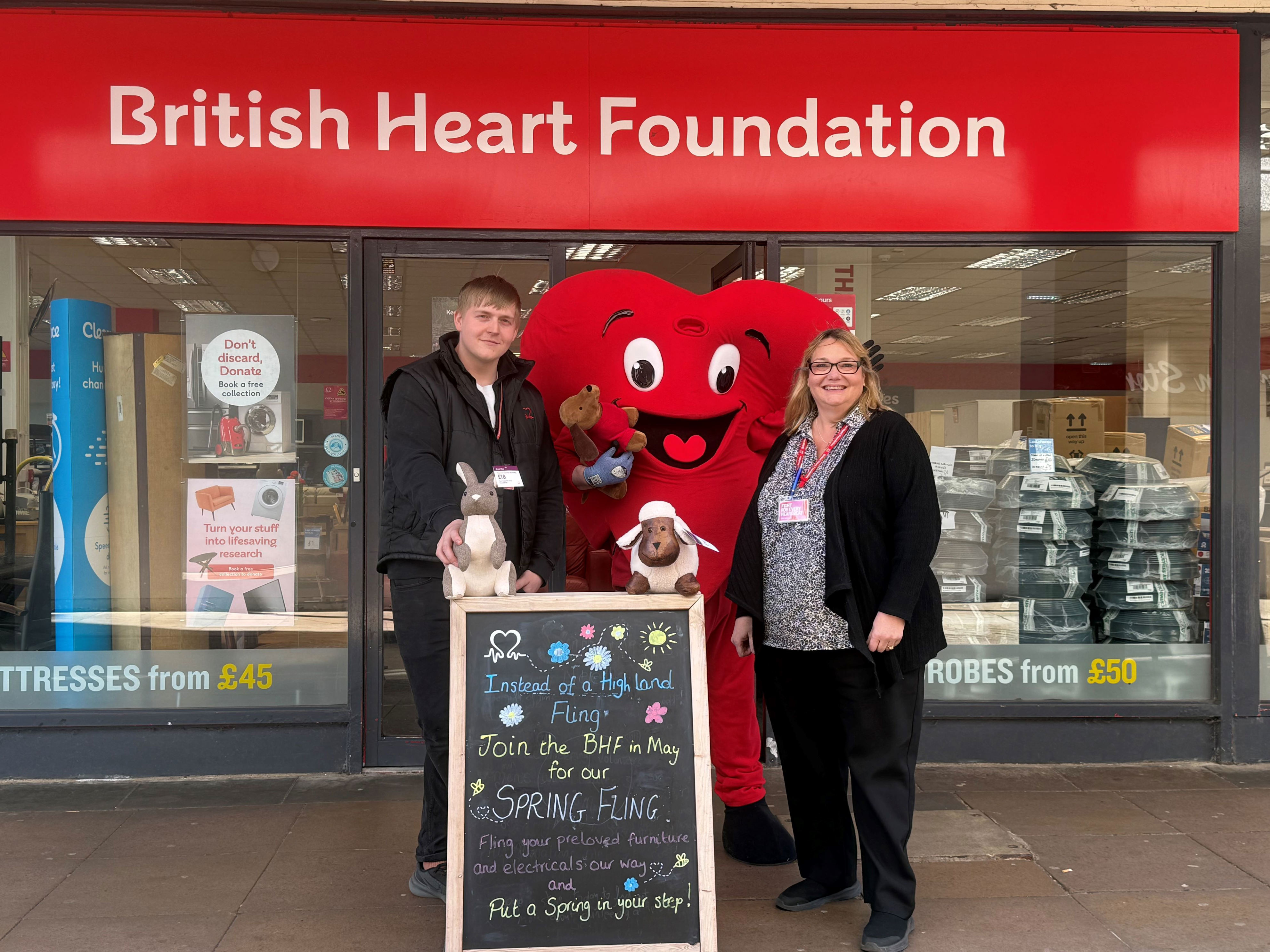 Northamptonshire charity shop urges locals to have a 'spring fling'