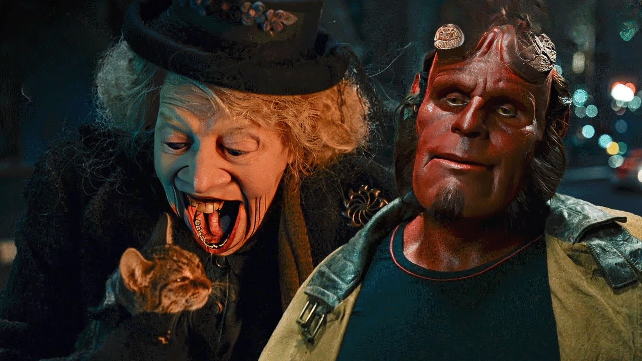 Meeting a monster that eats cats, Hellboy II: The Golden Army
