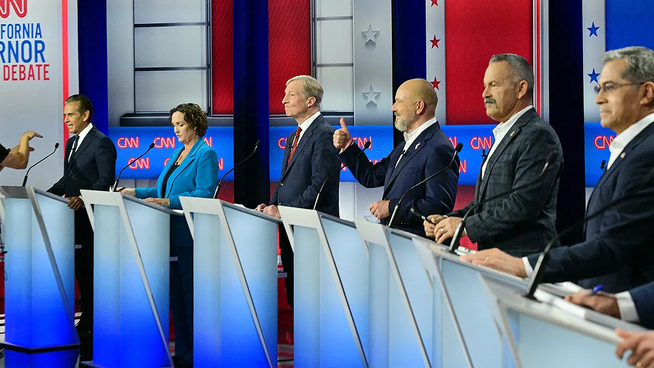 GOP candidate Bianco's two-word jab at Katie Porter draws gasps from ...