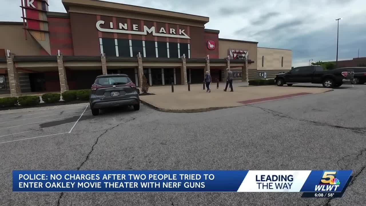 Oakley Theater Nerf guns: No charges filed