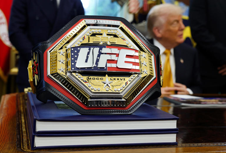 UFC Freedom 250 beginning to take shape at White House. See photos