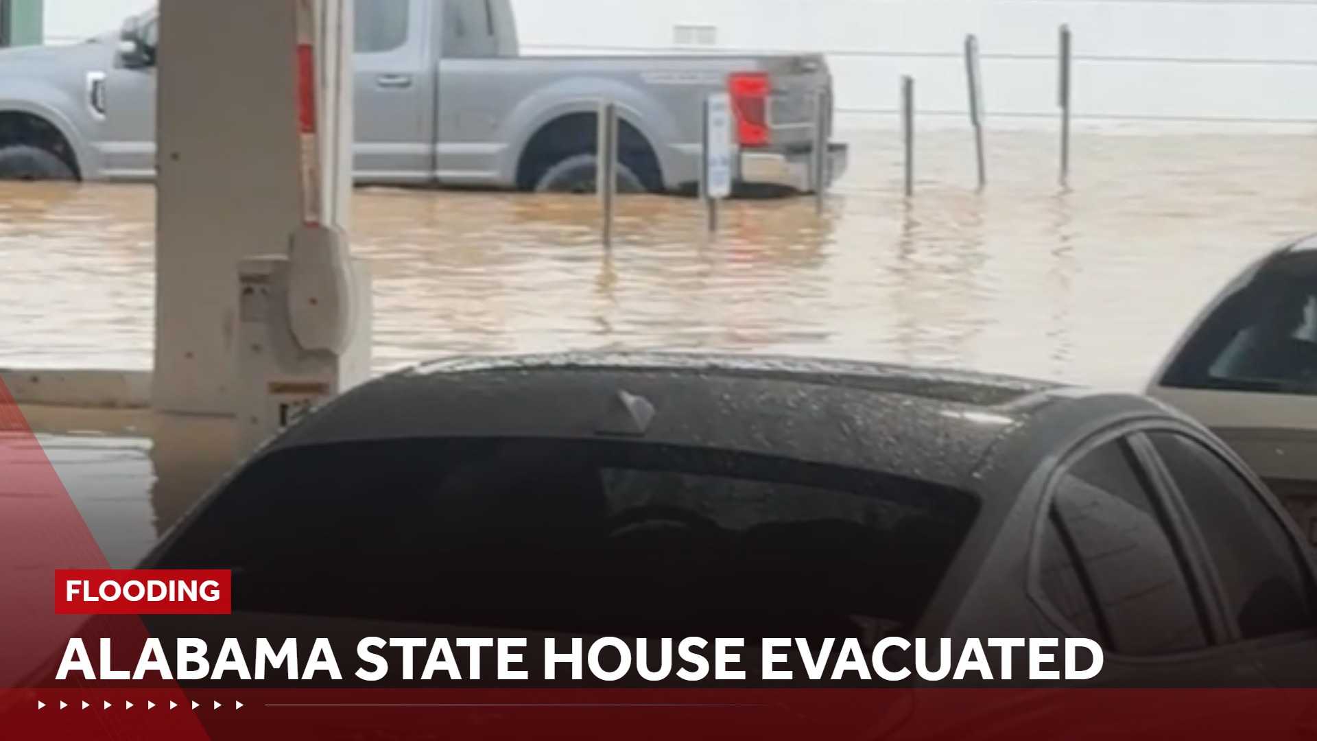 Flooding causes evacuation of Alabama State House during special session