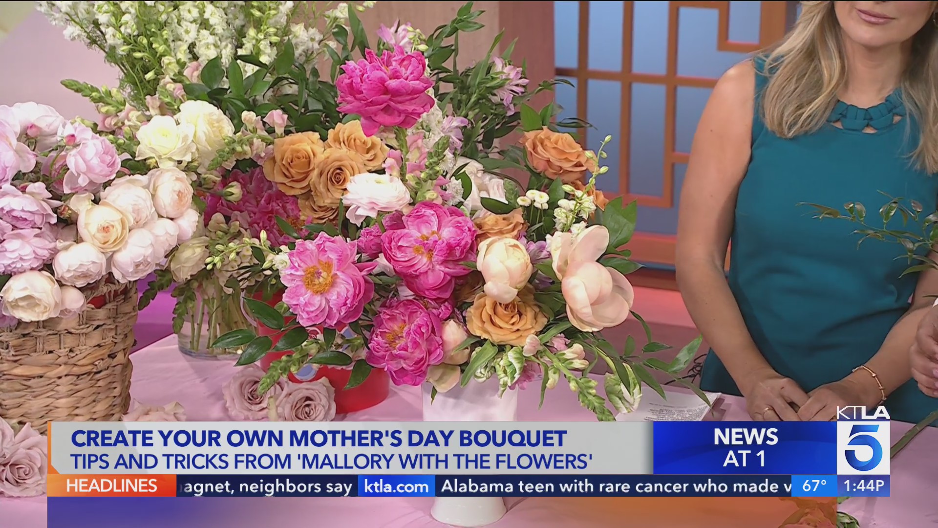 Tips for creating your own Mother's Day bouquet with Mallory with the ...