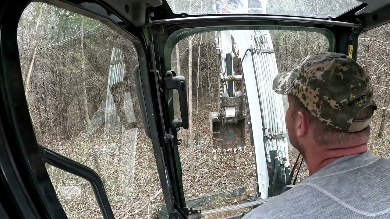Clearing a hidden trail through thick woods was harder than expected