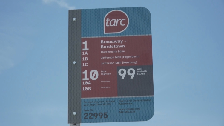 TARC installing redesigned bus stop signs ahead of network overhaul
