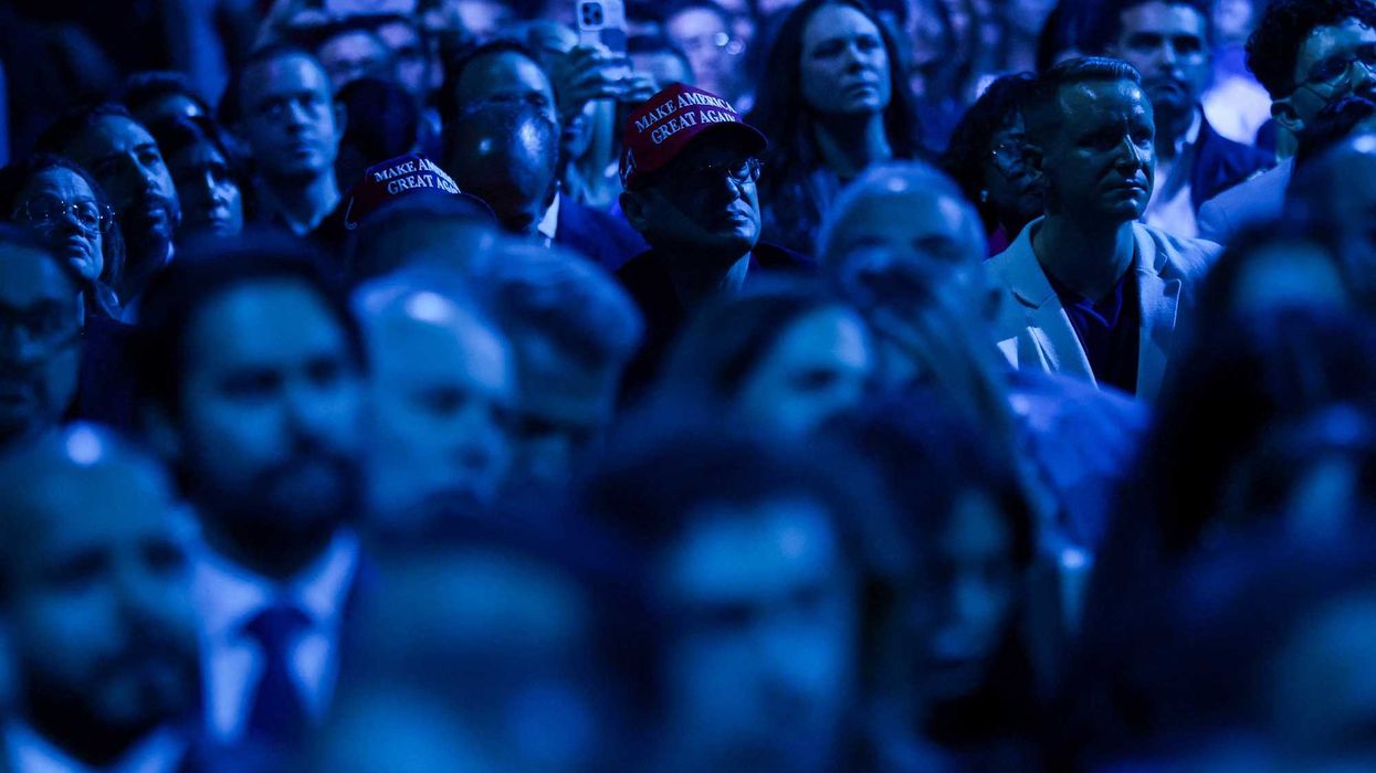 MAGA fan buried in vulgar chants as angry concertgoers rain down ...