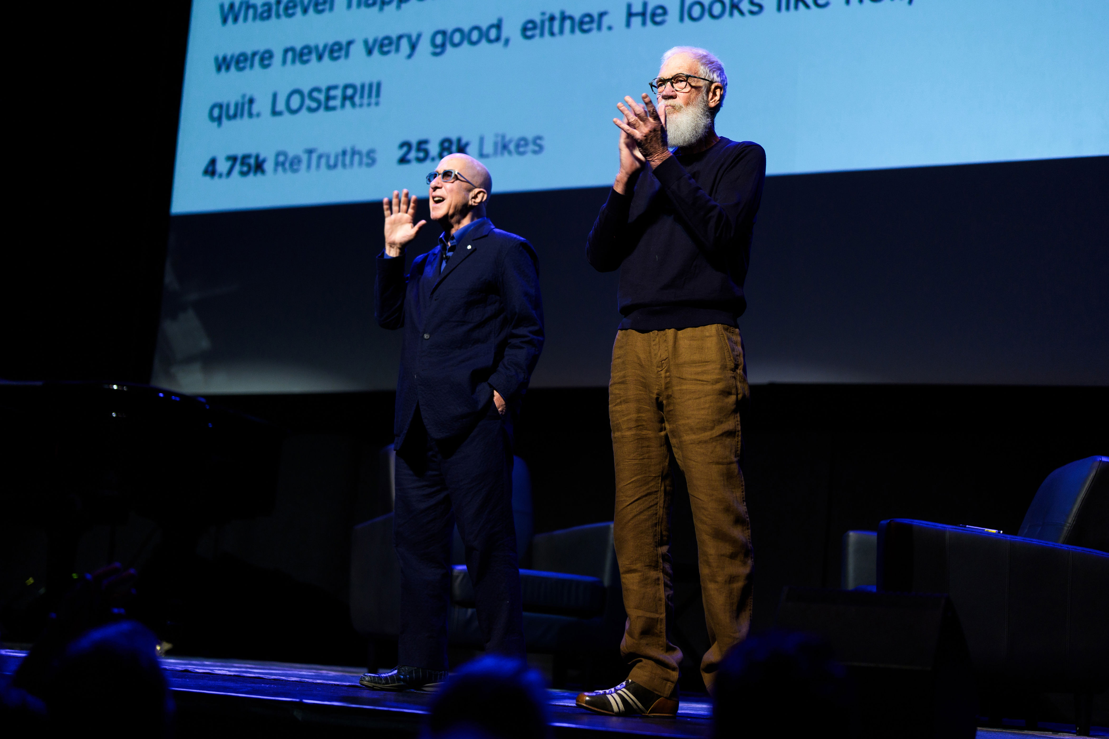 Paul Shaffer, David Letterman reunite at Netflix event with John Mulaney