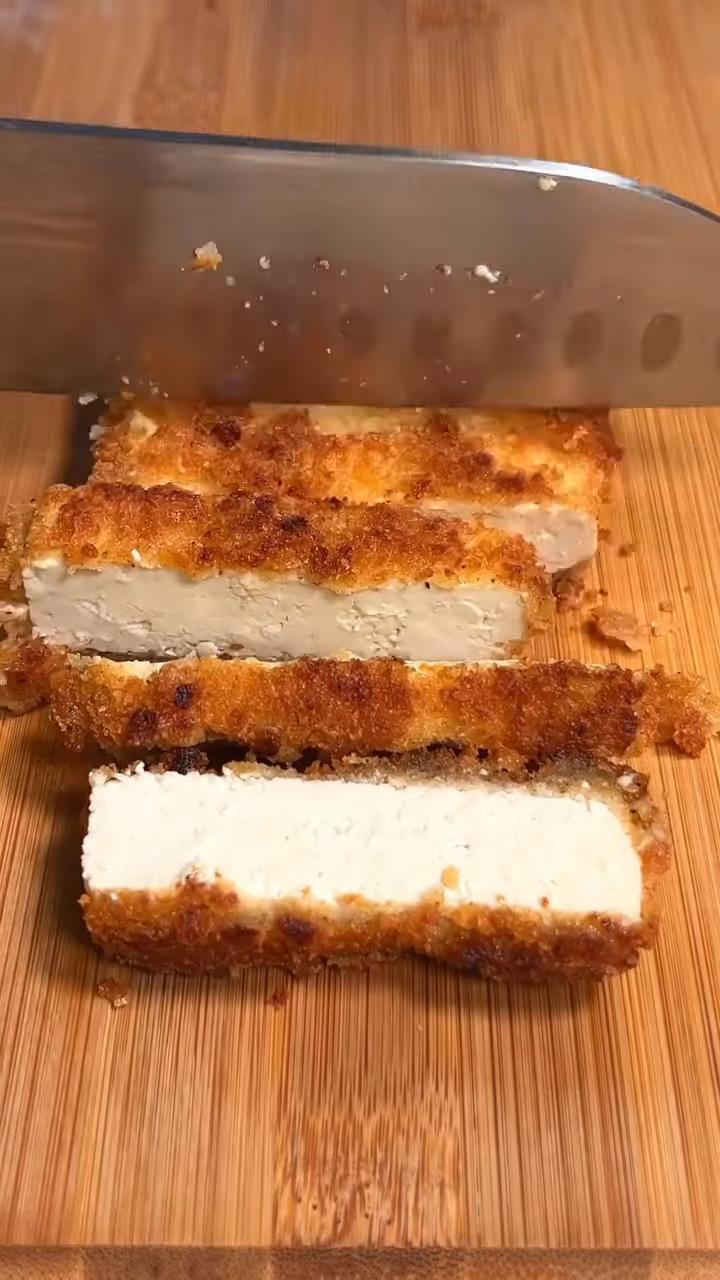 Crispy tofu katsu with a golden panko crust recipe