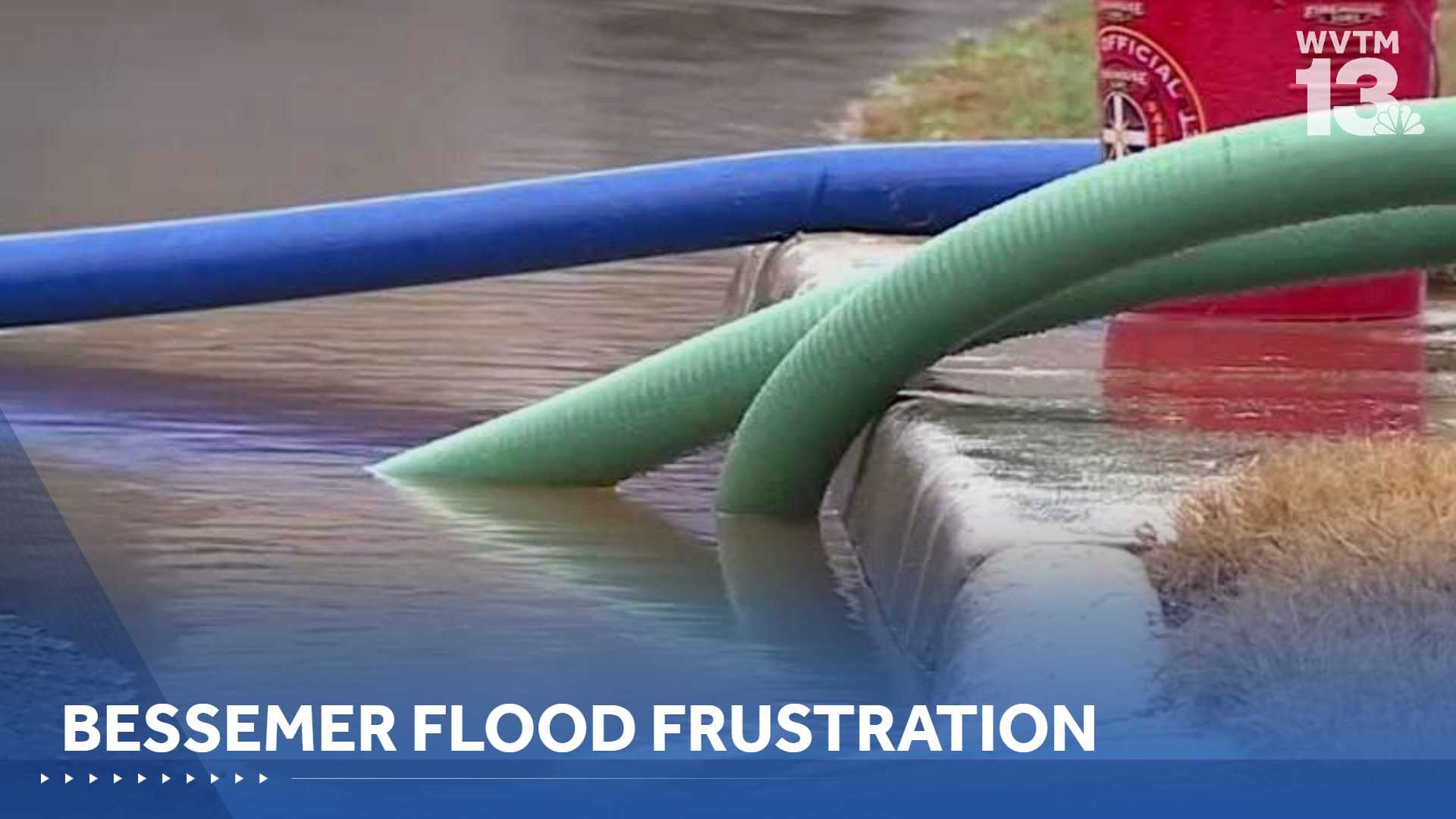 Bessemer residents call for solutions to flooding after heavy rain
