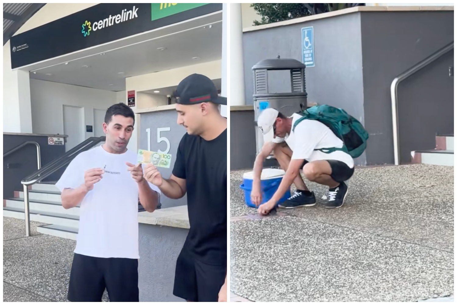 Warning after 'inappropriate' cash act outside Centrelink: 'Don't tolerate'