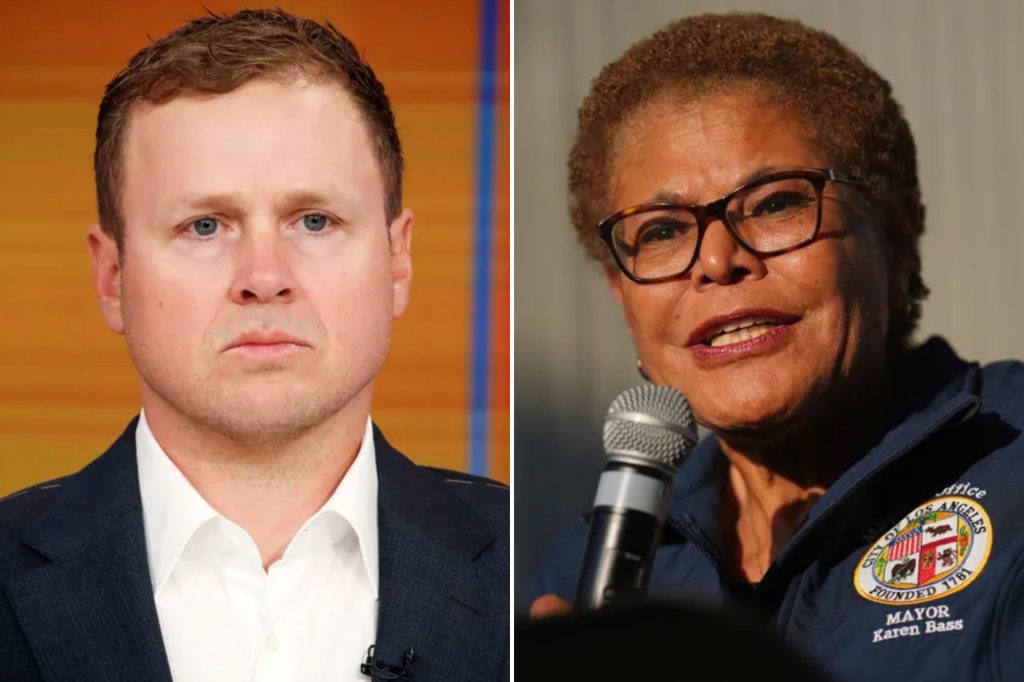 Spencer Pratt roasts Karen Bass for 'burning my house' at LA mayor debate