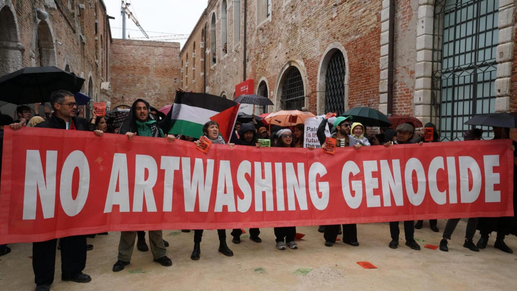 La Bienal de Venecia, tomada por la policía: la crisis geopolítica ...
