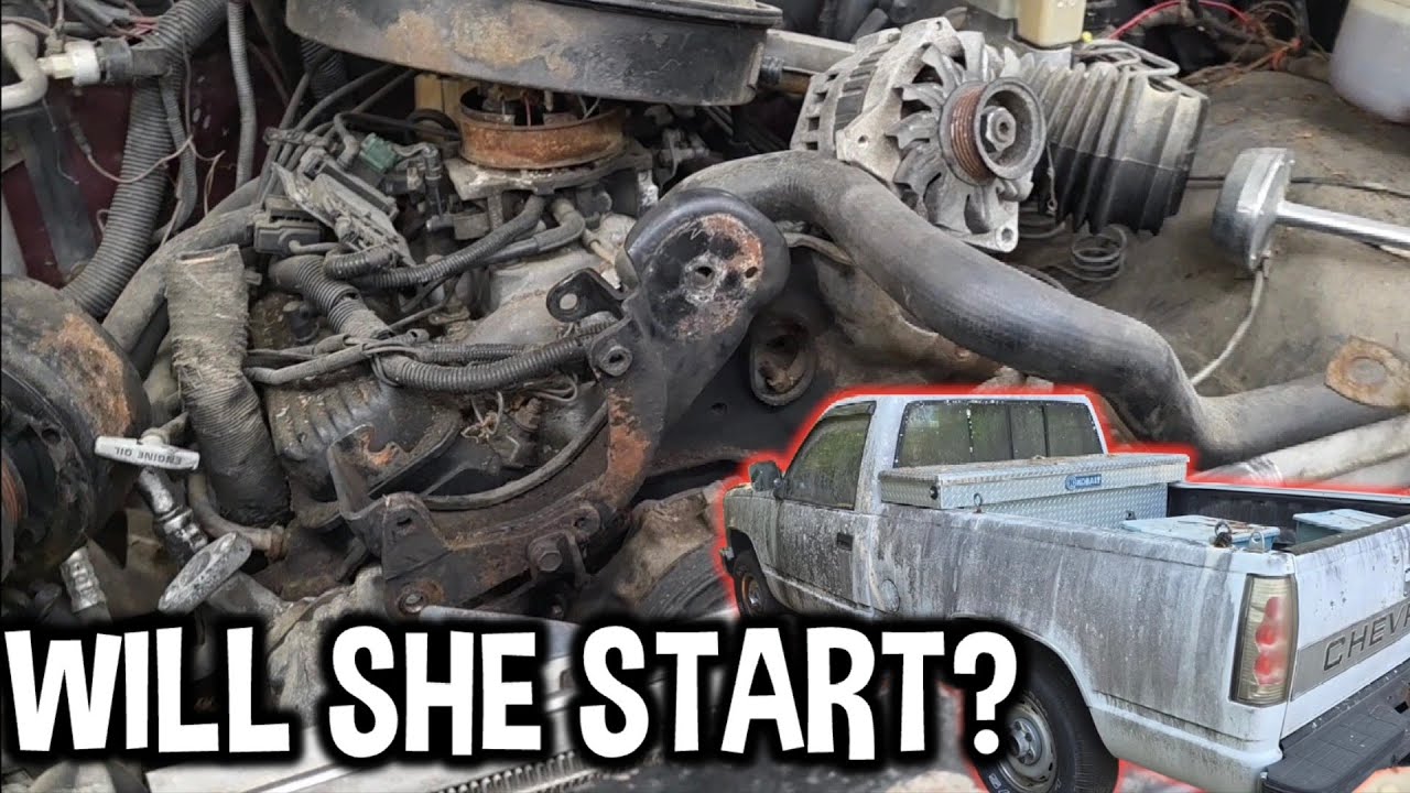 This truck was parked for years, restoration and first start attempt