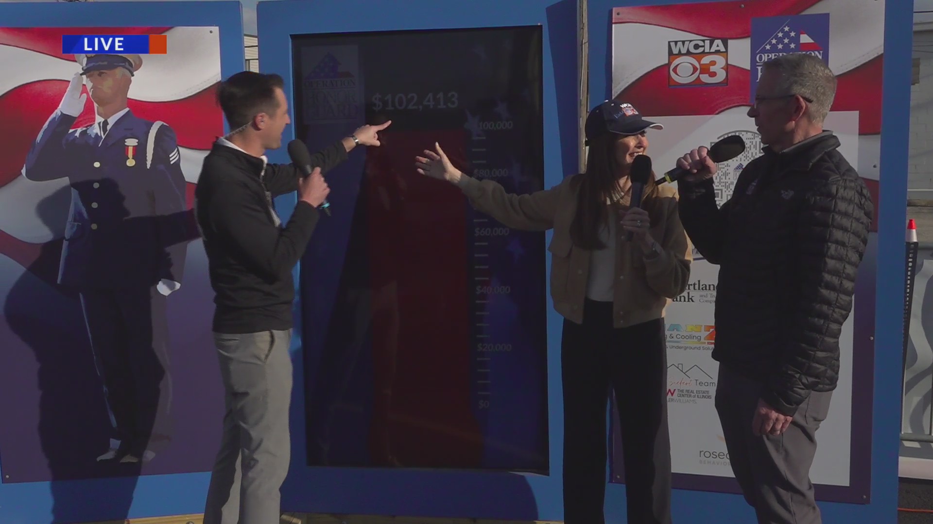 Jennifer Roscoe, Brandon Merano check in with Rick Darby to see how ...